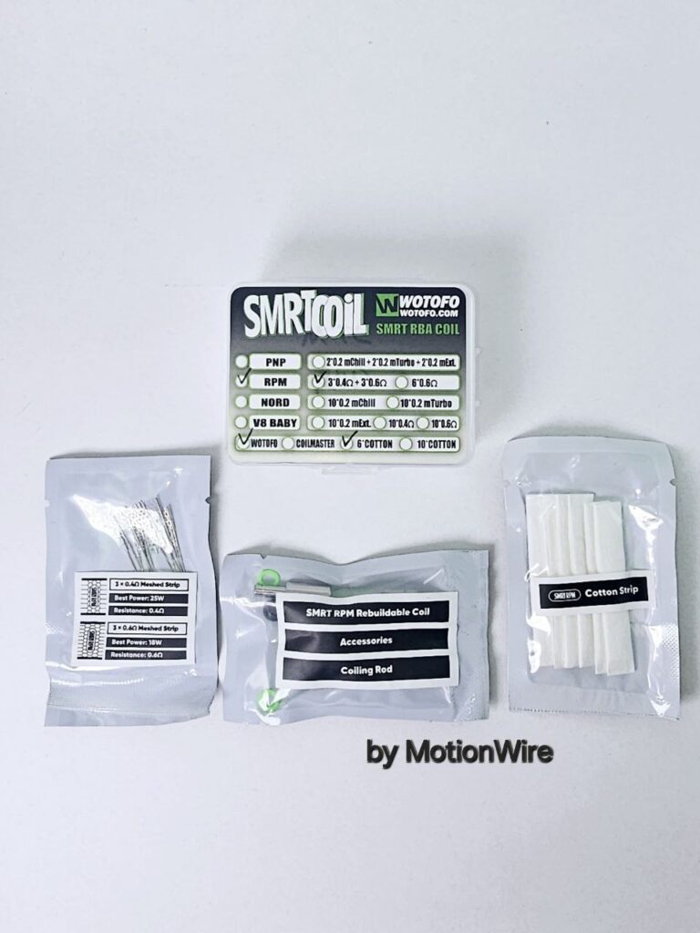 WOTOFO SMRT RPM RBA Coil Kit – MotionWire